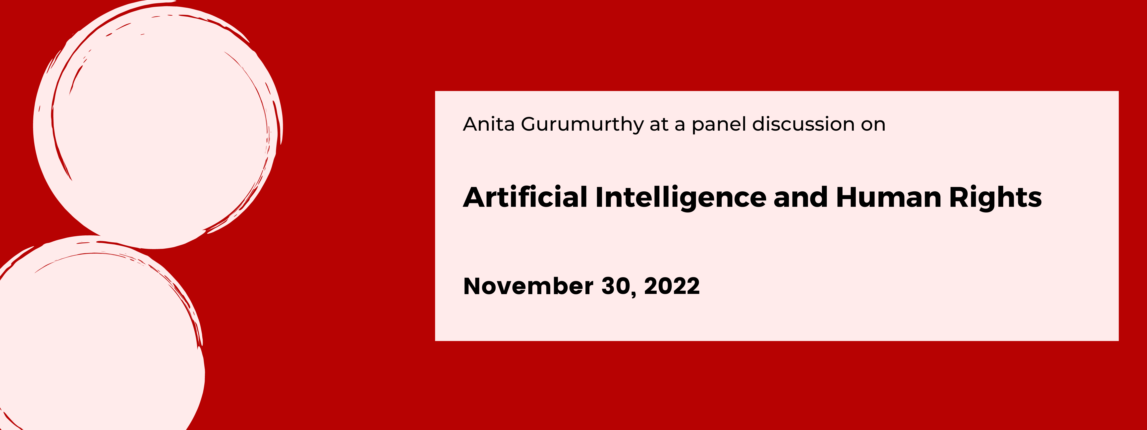 Artificial Intelligence and Human Rights | IT for Change