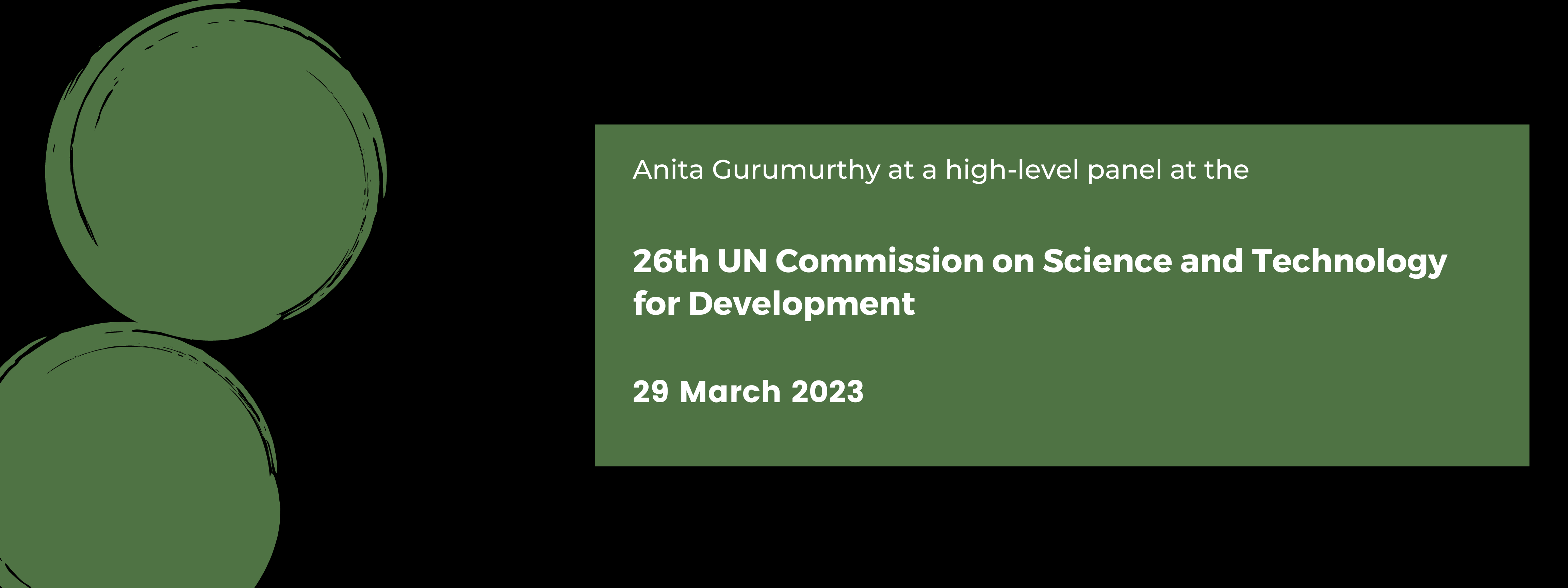 26th UN Commission on Science and Technology for Development | IT for ...