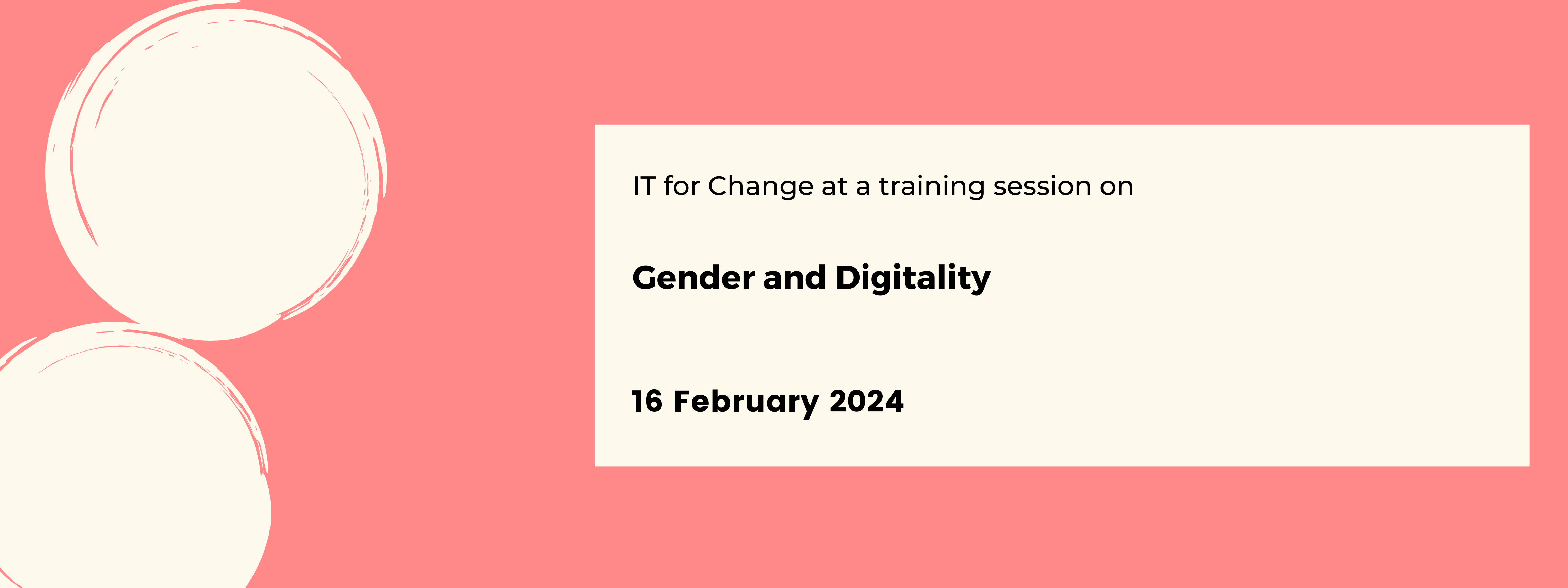 Training Session on Gender and Digitality | IT for Change