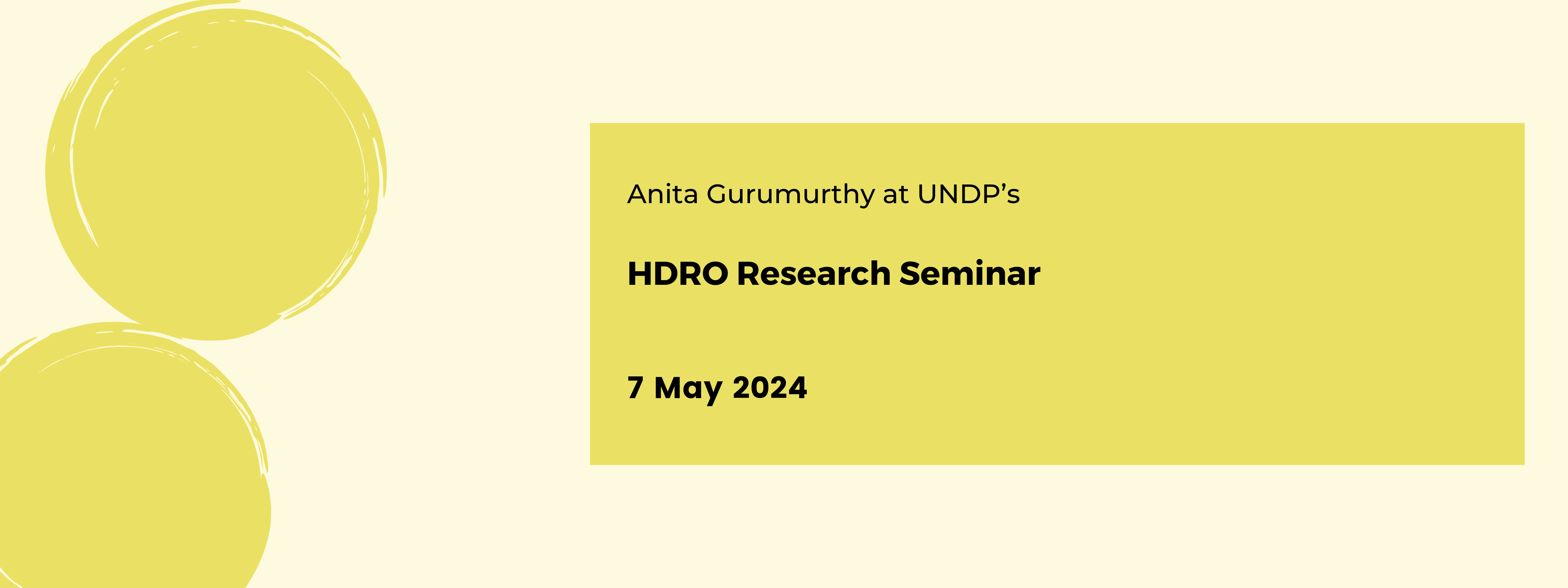 HDRO Research Seminar | IT for Change